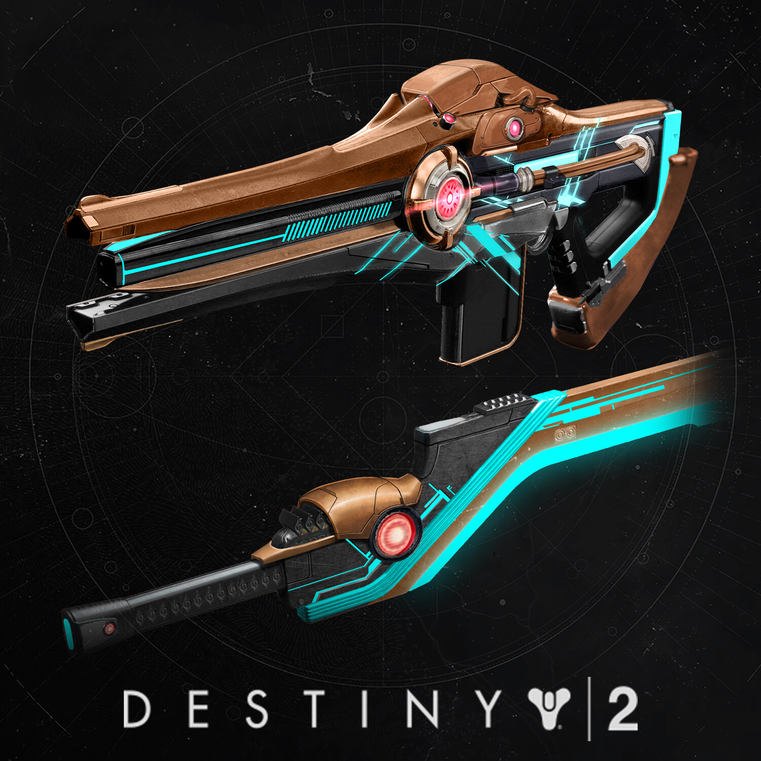 ArtStation - Destiny 2 - Chronophage Trace Rifle & Ill Omen Sword