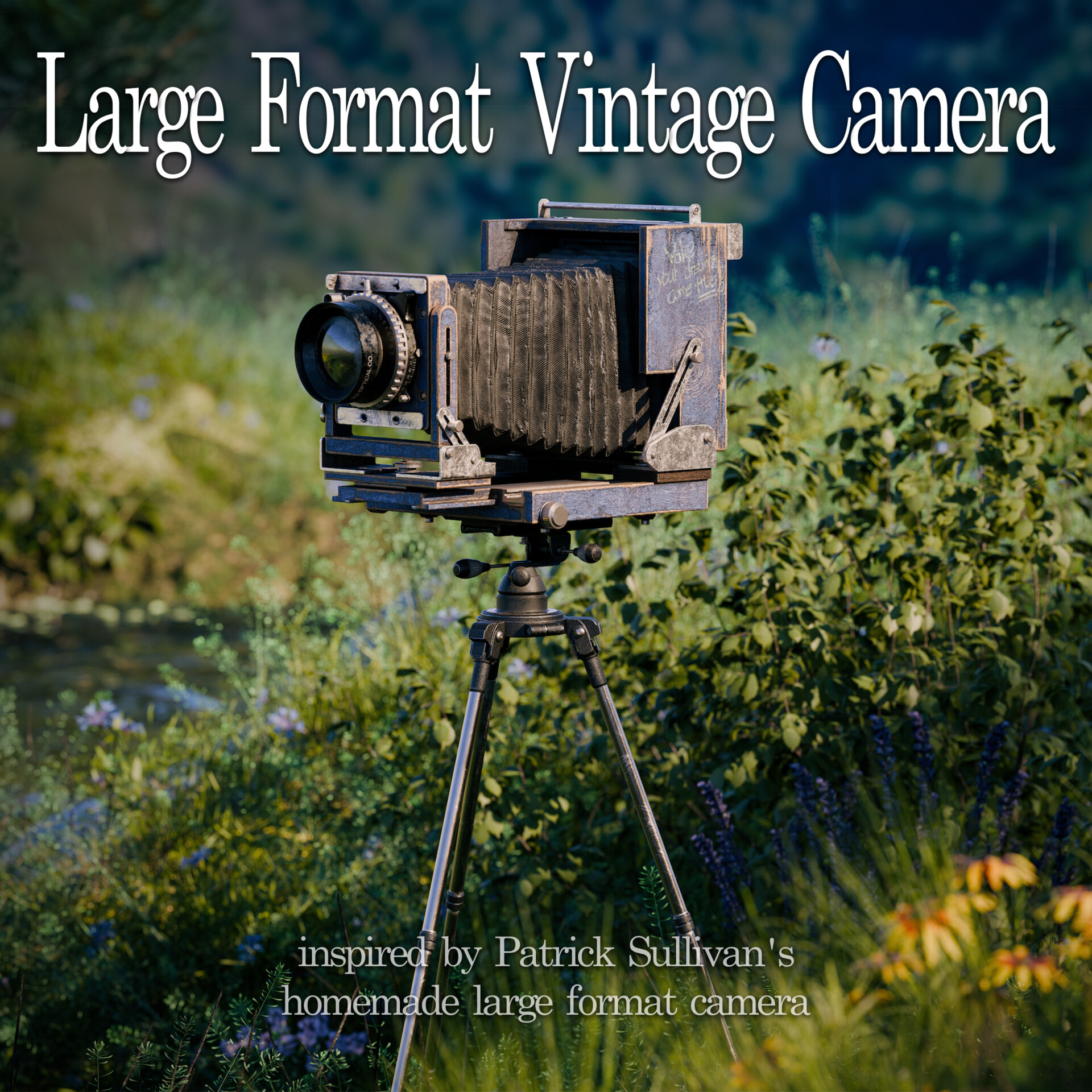 ArtStation - Large Format Vintage Camera