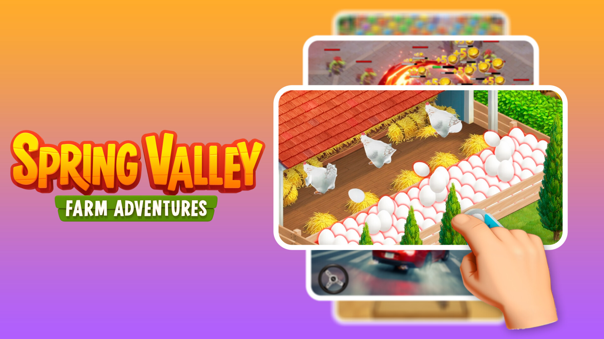 ArtStation - Mobile Game Ad — Spring Valley: Egg Incubator