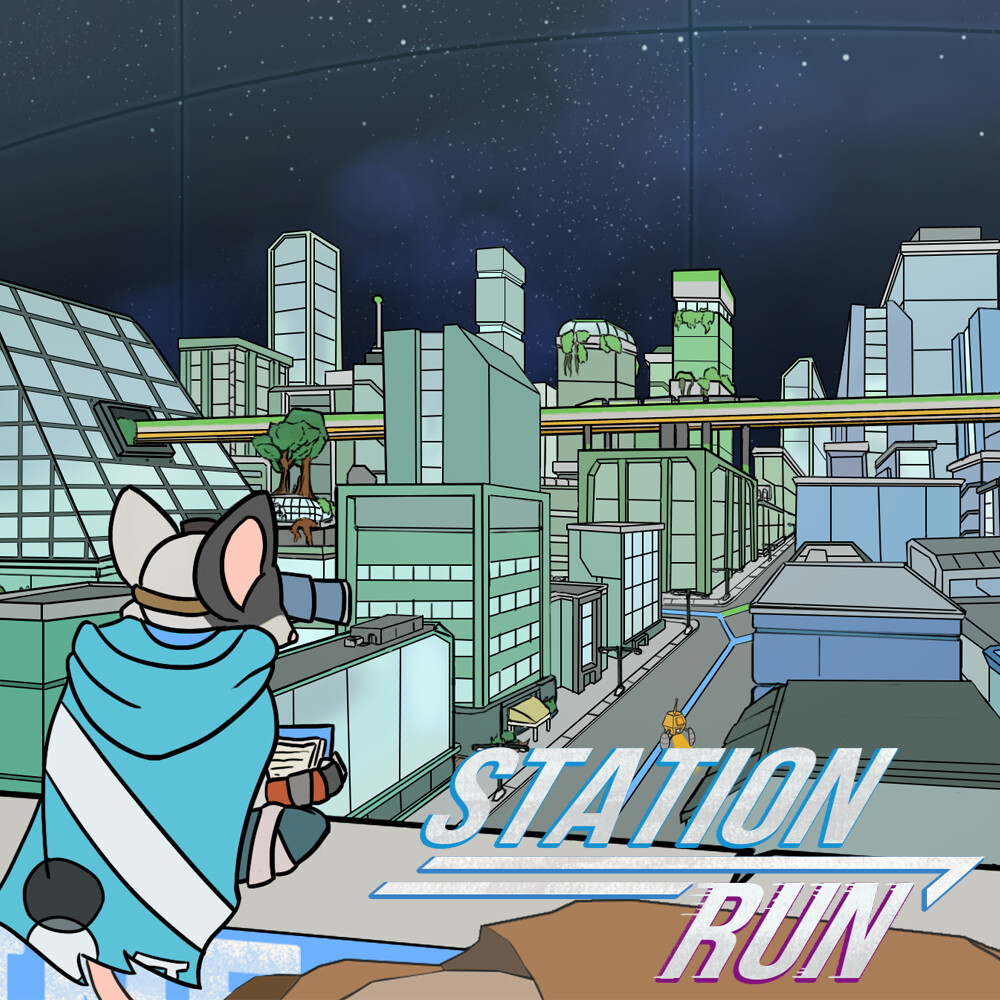 ArtStation - Station Run - Starting Screen Interfaces