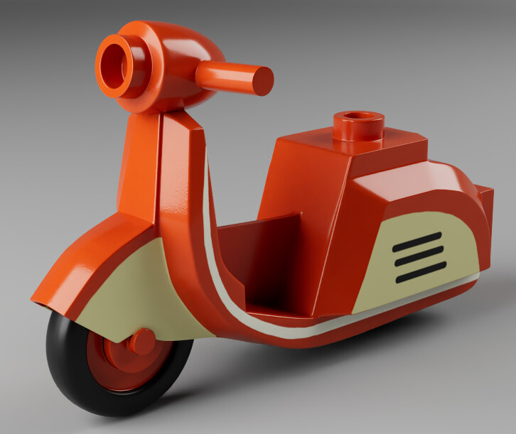 ArtStation - LEGO Project Pizzadou Vehicular Modeling