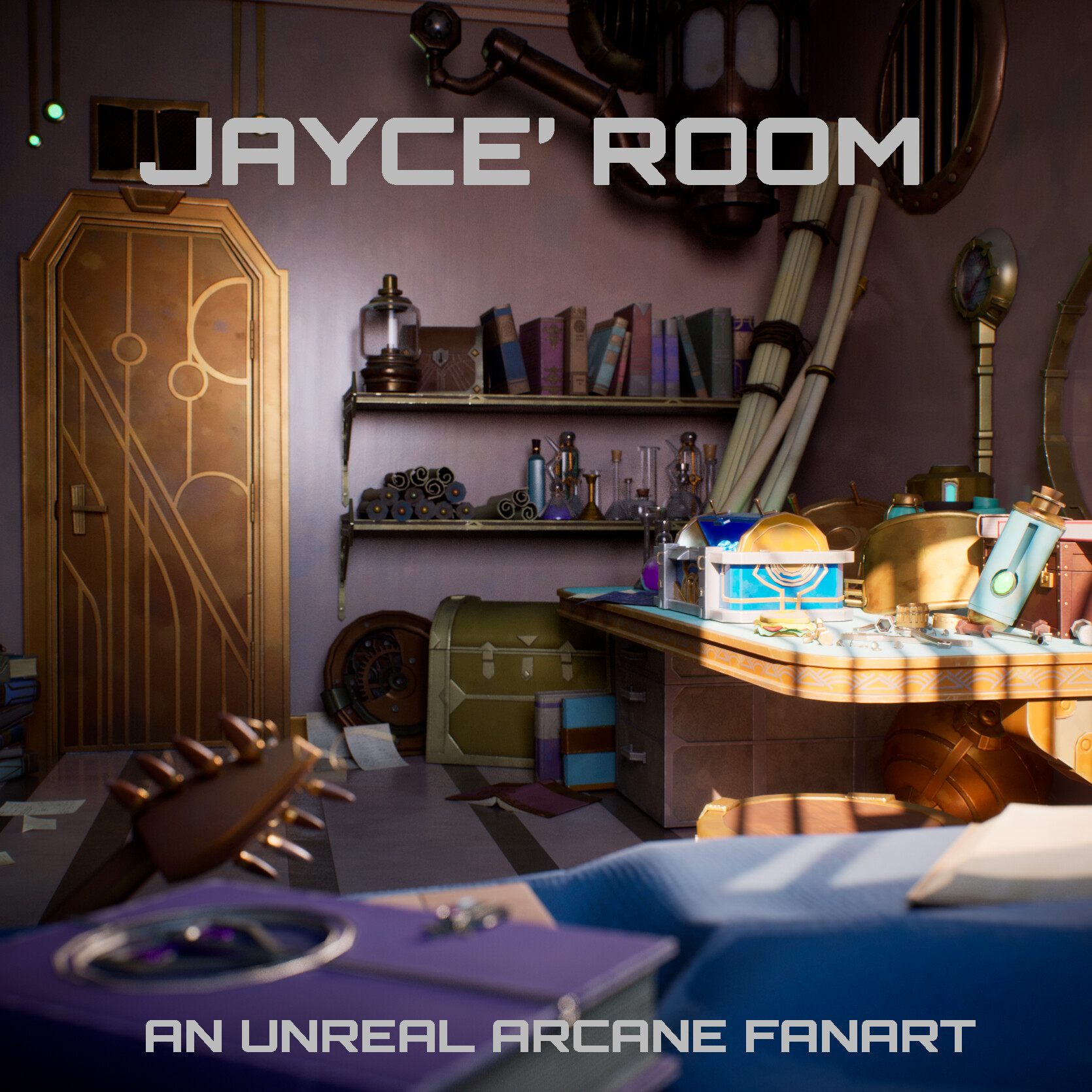 ArtStation - Jayce' Room - An ARCANE FanArt