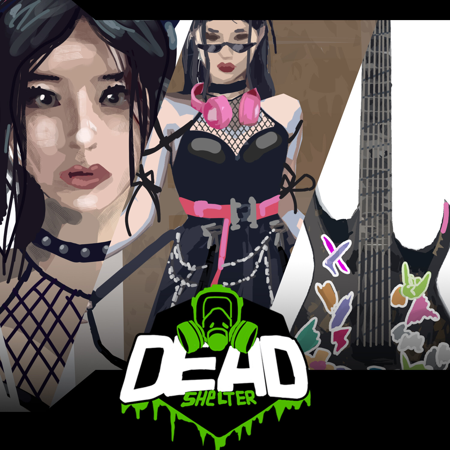 ArtStation - Rocker Asia Girl - DEAD SHELTER