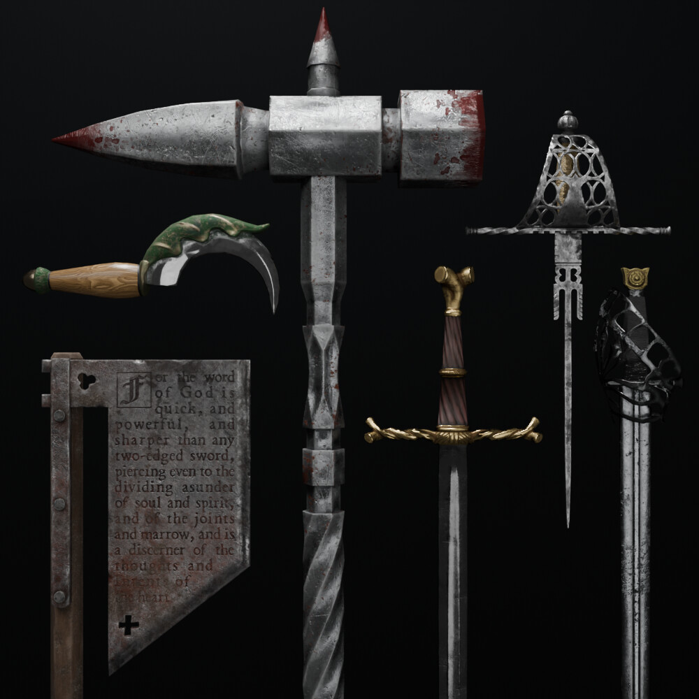 ArtStation - Medieval Weapons Collection
