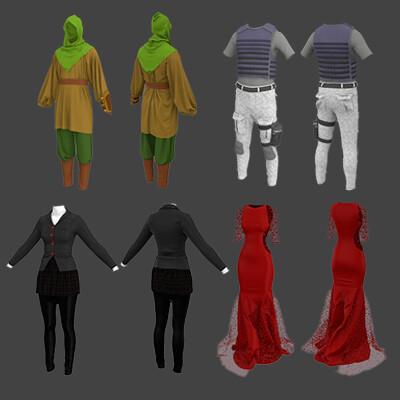 ArtStation - Cloth Study Week-01