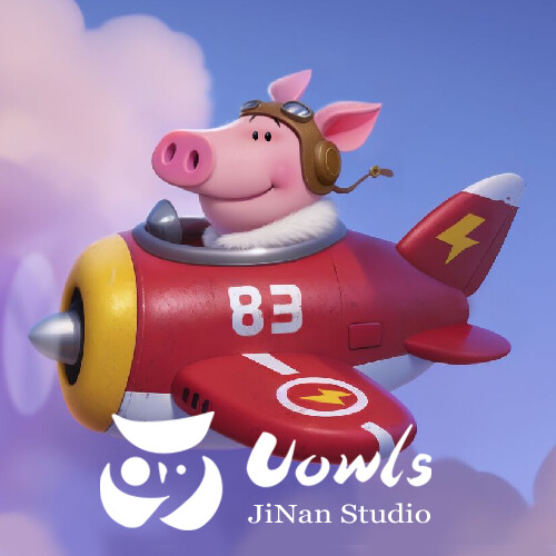 ArtStation - Pilot Mo: Soaring Pigs in the Clouds