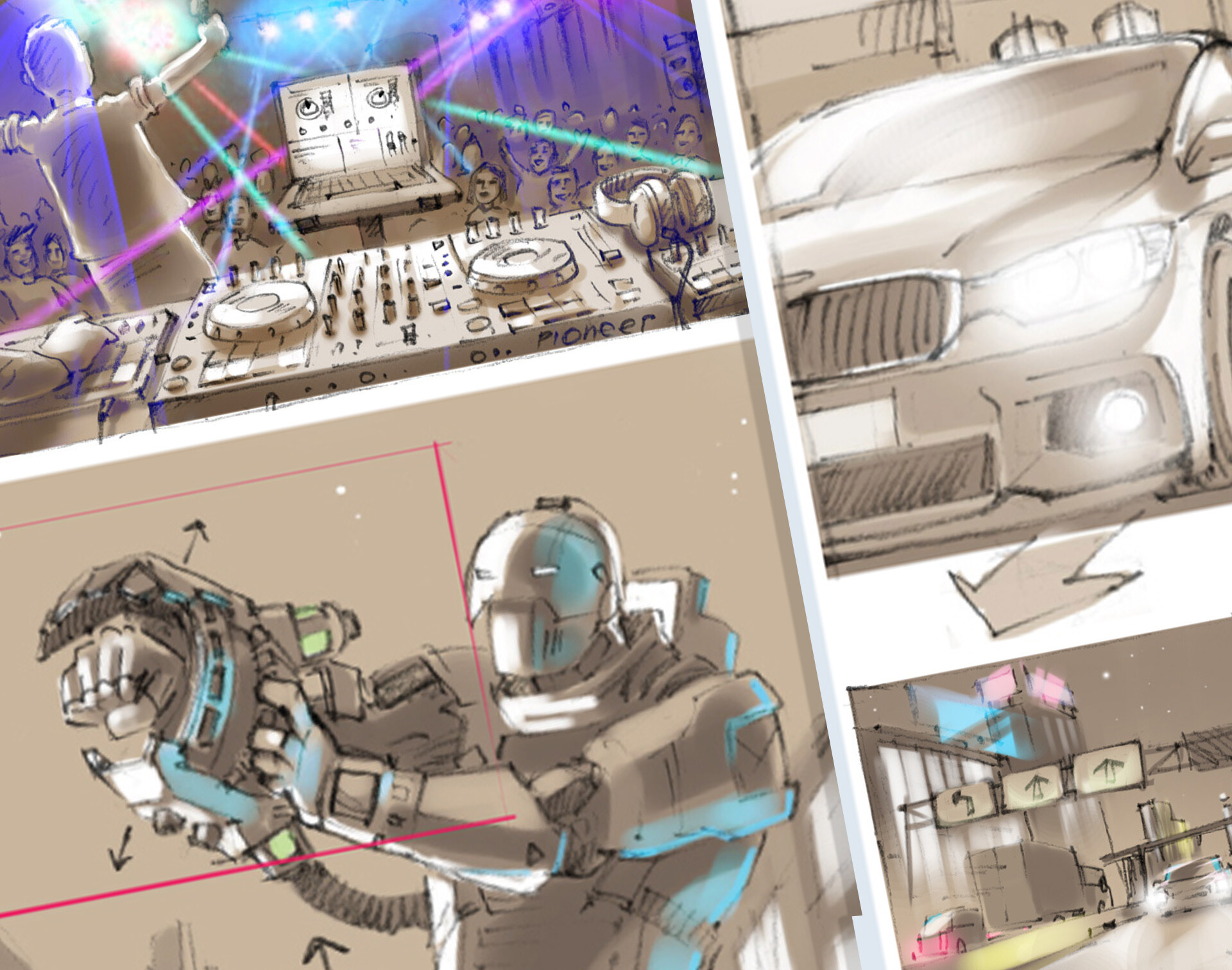 ArtStation - Music Video STORYBOARD