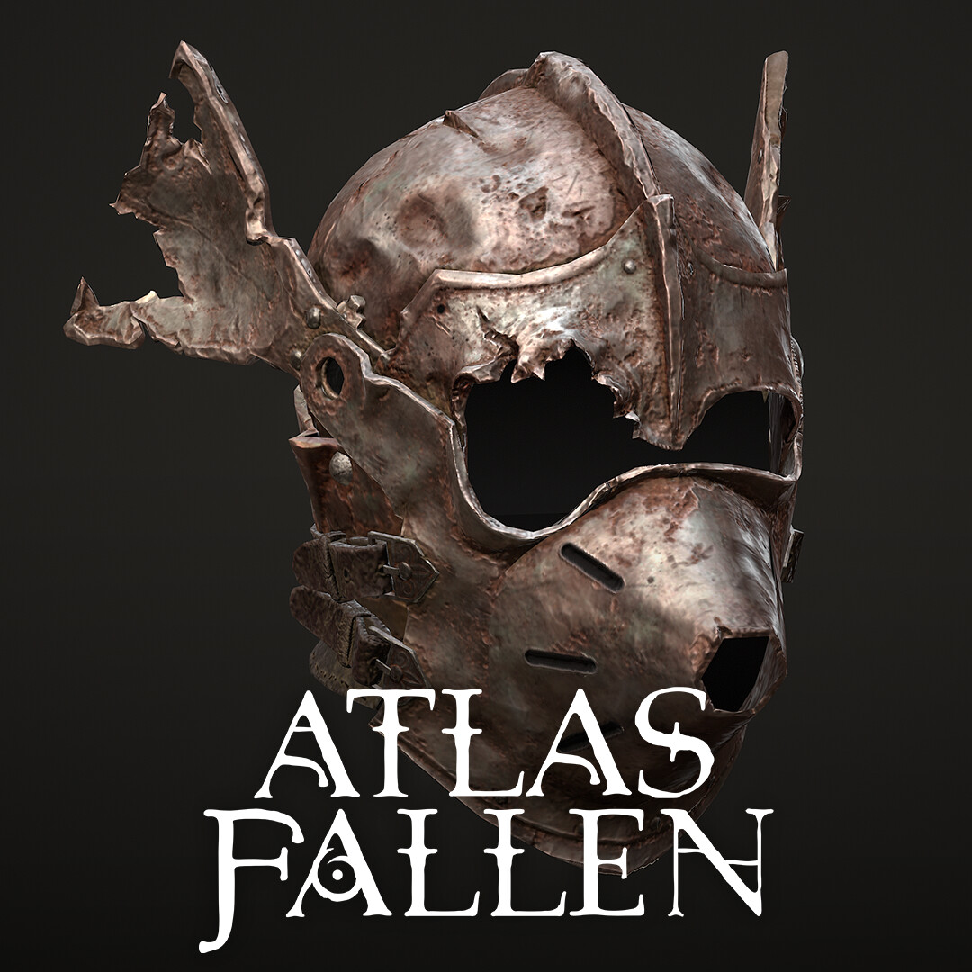 ArtStation - Atlas Fallen | Rusty Rat Helmet