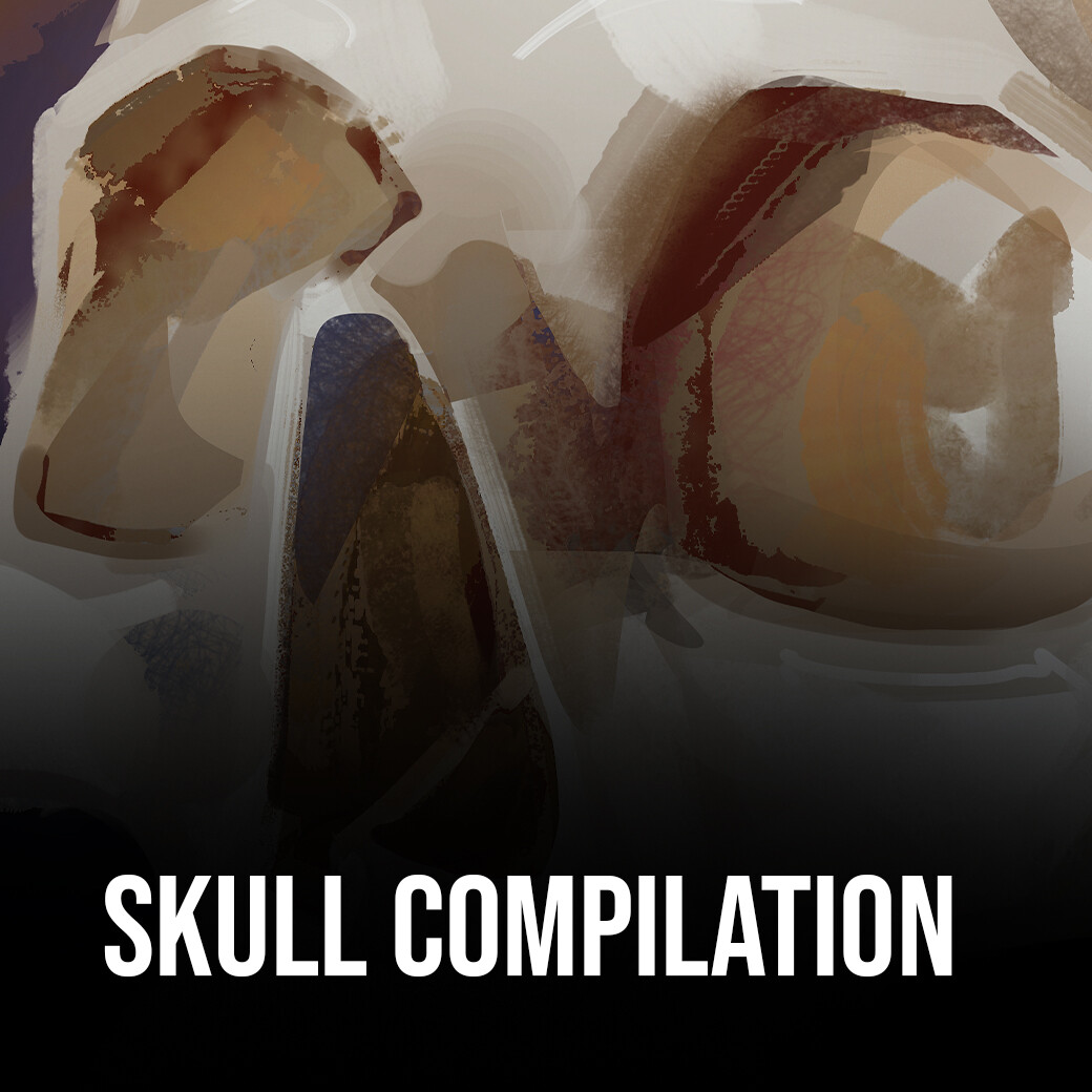 ArtStation - Skulls painting