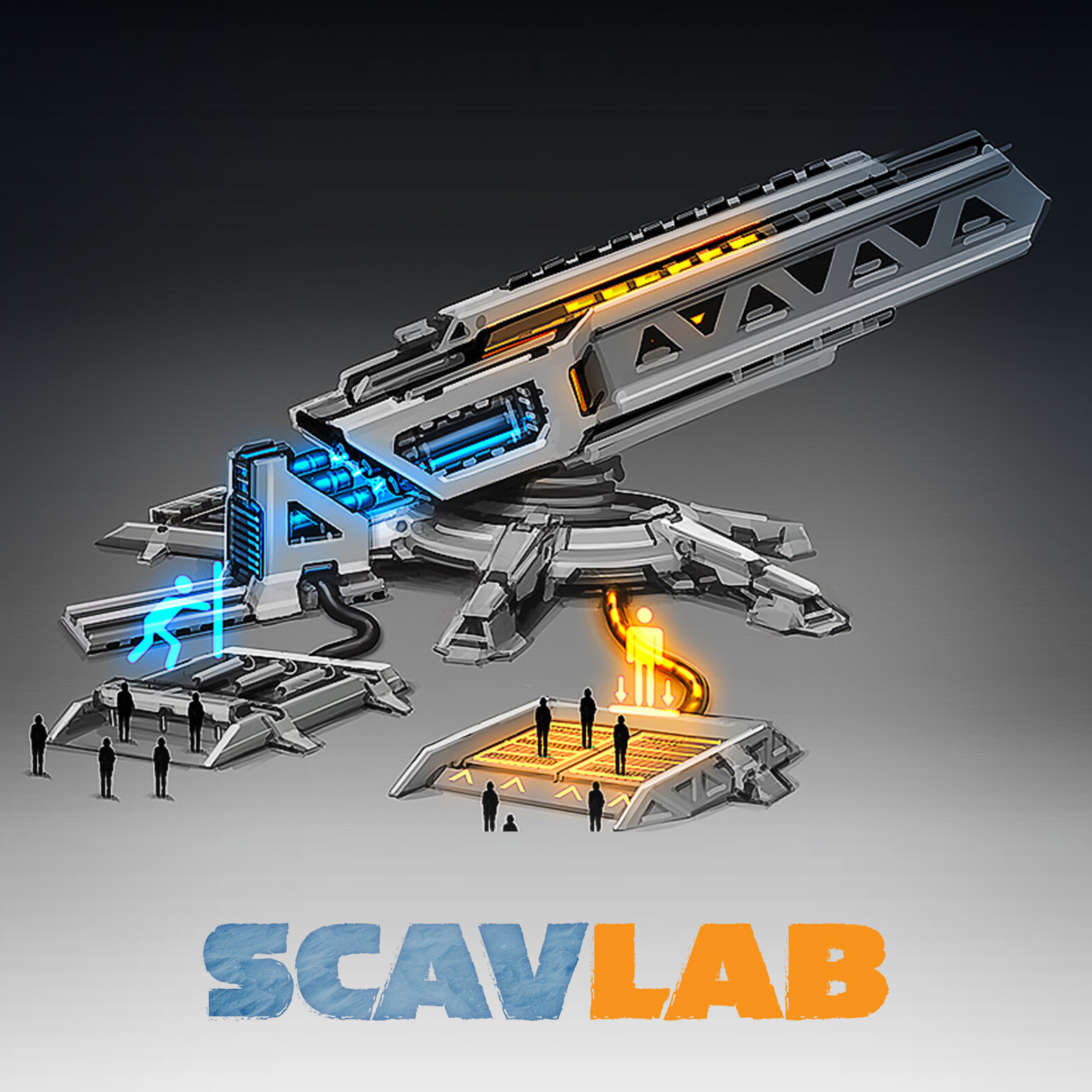 Jamie Martin - ScavLab: Plasma Cannon & Stadium concept design