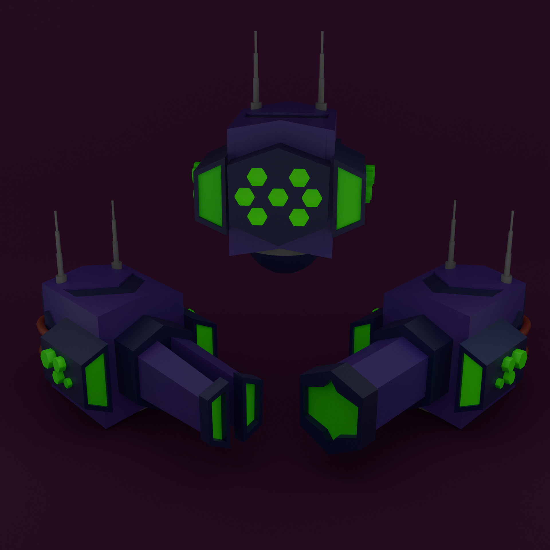 ArtStation - Alien Turret Set