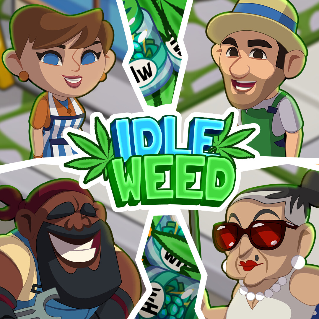 ArtStation - 19 Character Designs for Idle Weed (Shelved Game)