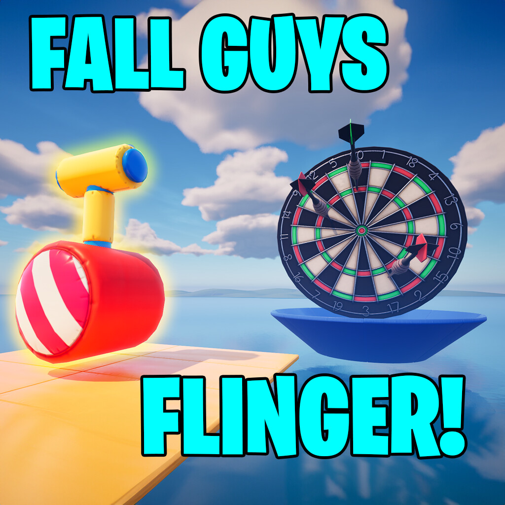 ArtStation - Fall Guys Flinger | A Fortnite Creative Map