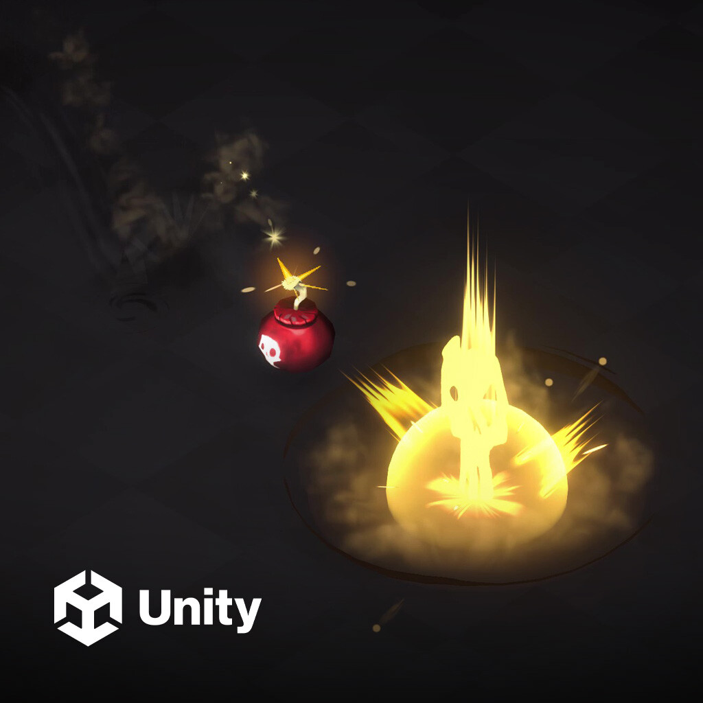 ArtStation - Bomb Explosion Stylized VFX - Unity