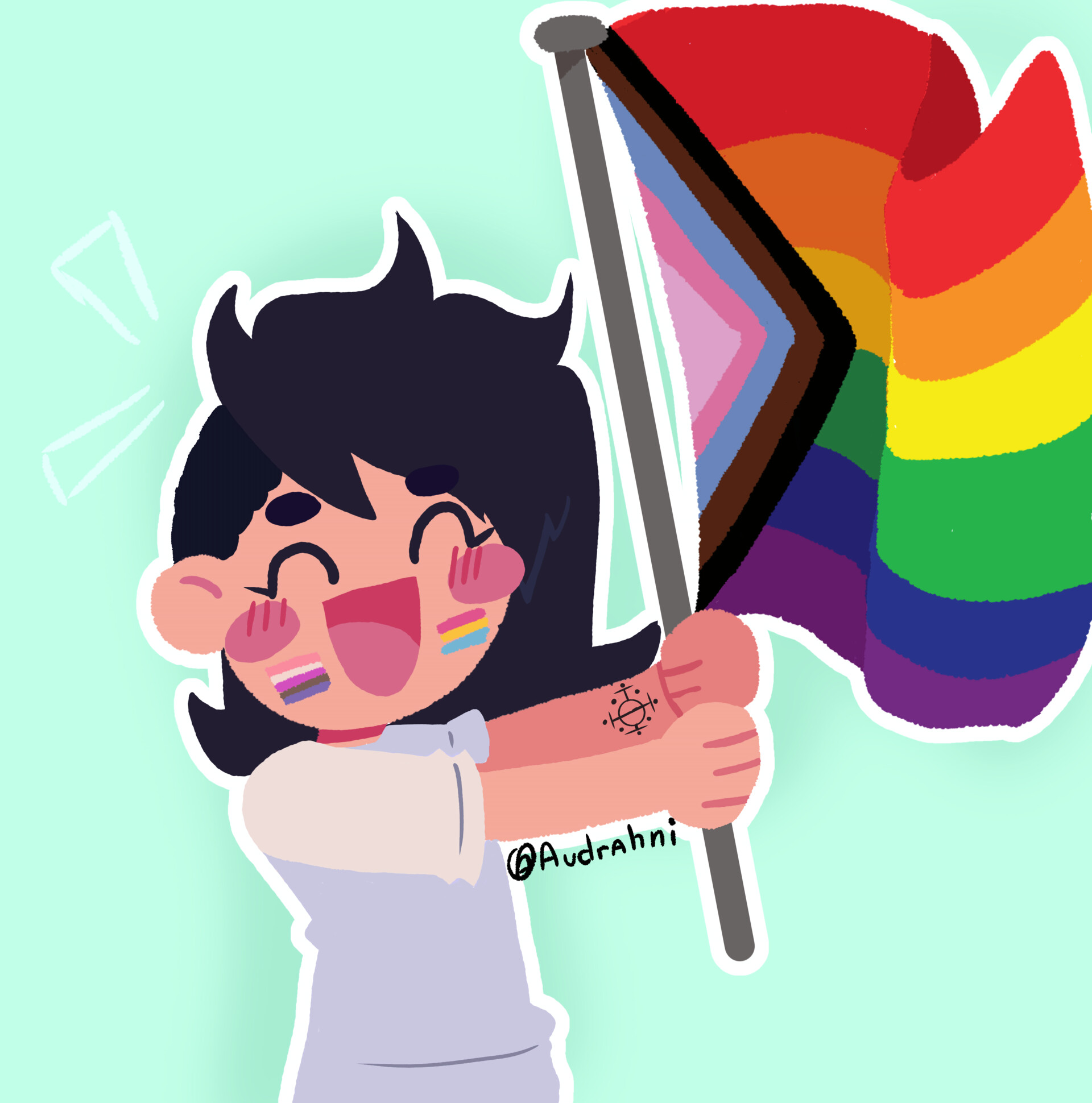 ArtStation - Original Character - Pride Month