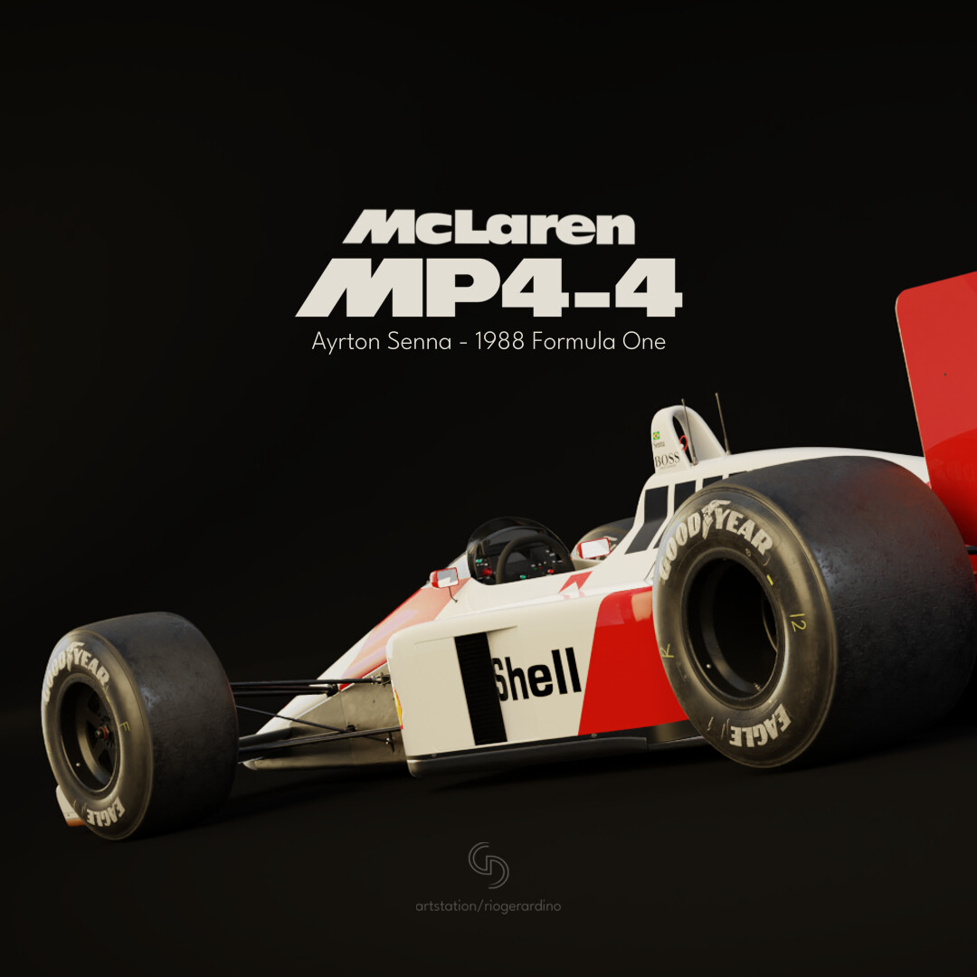 ArtStation - McLaren MP4/4 1988