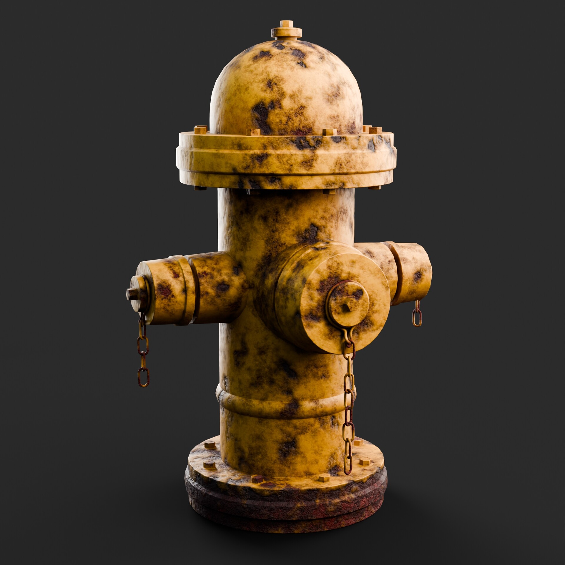 ArtStation - Rusty Fire Hydrant (Blender Tutorial Series)