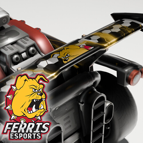 ArtStation - Ferris State Esports, Rocket League Octane Skin