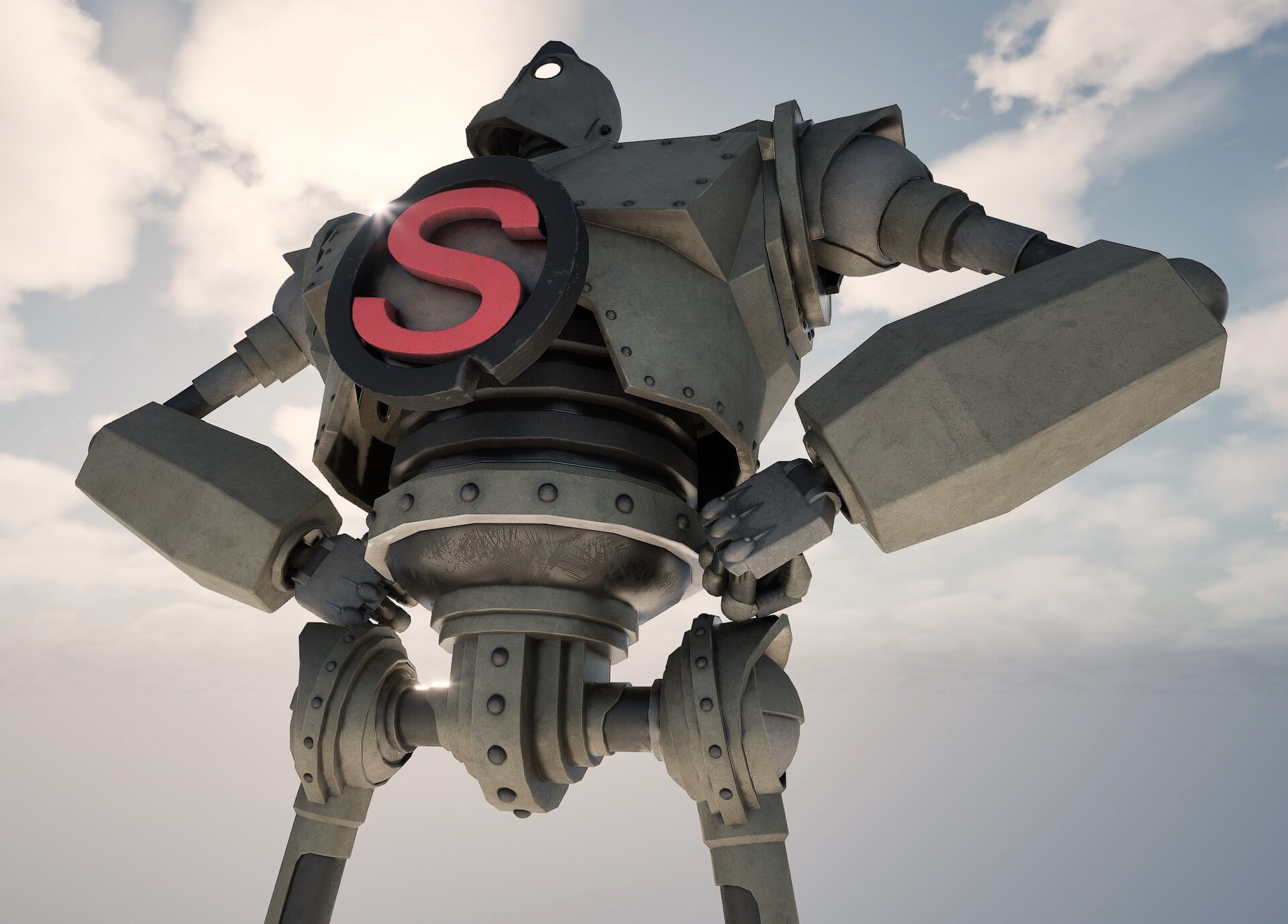 ArtStation - Iron Giant Work in Progress