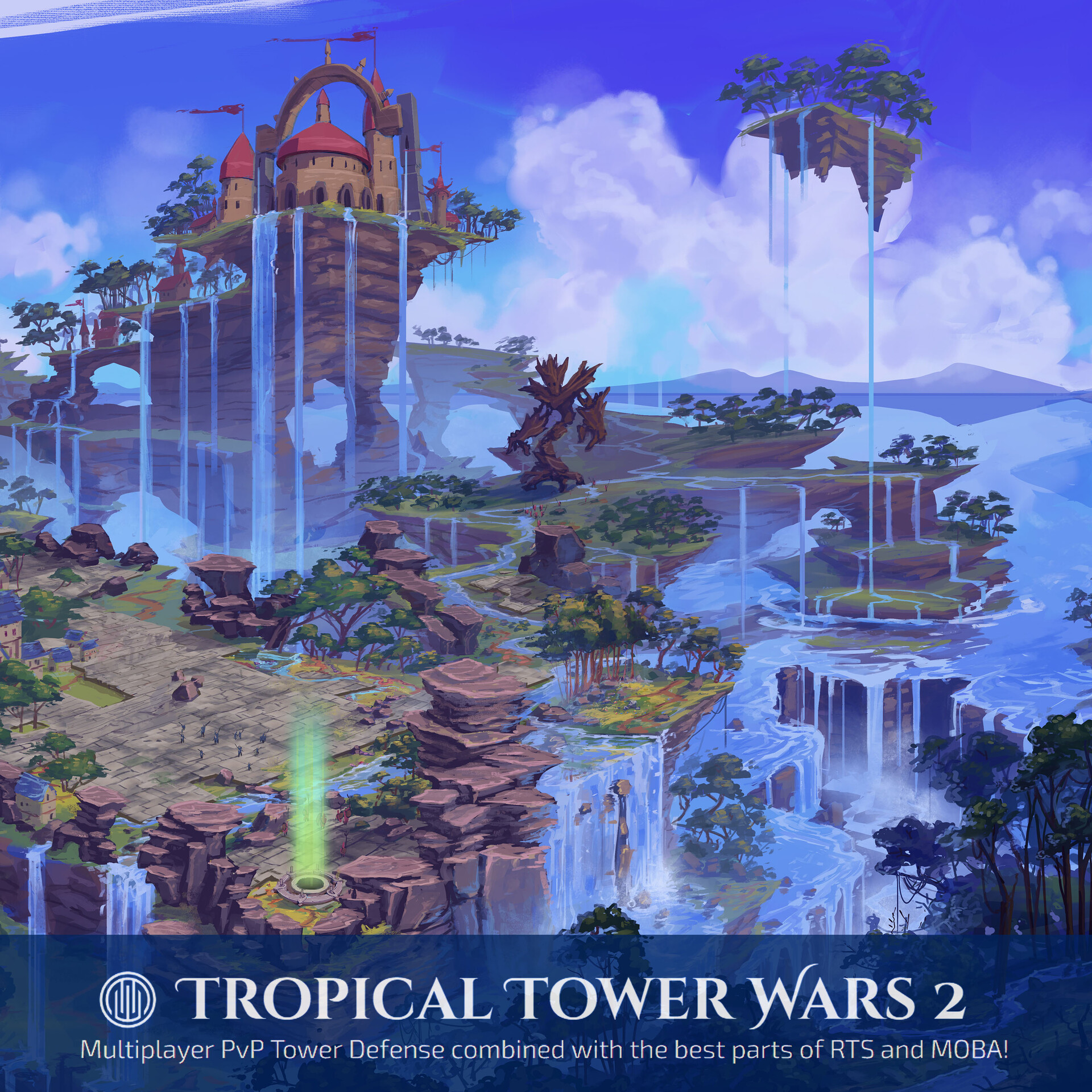 ArtStation - Splash art (Tropical Tower Wars)