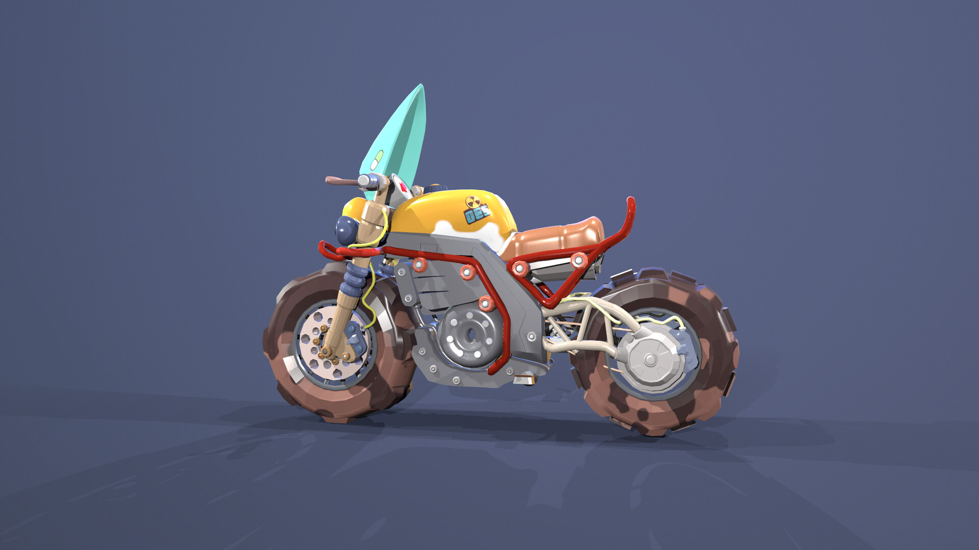 ArtStation - cartoon bike