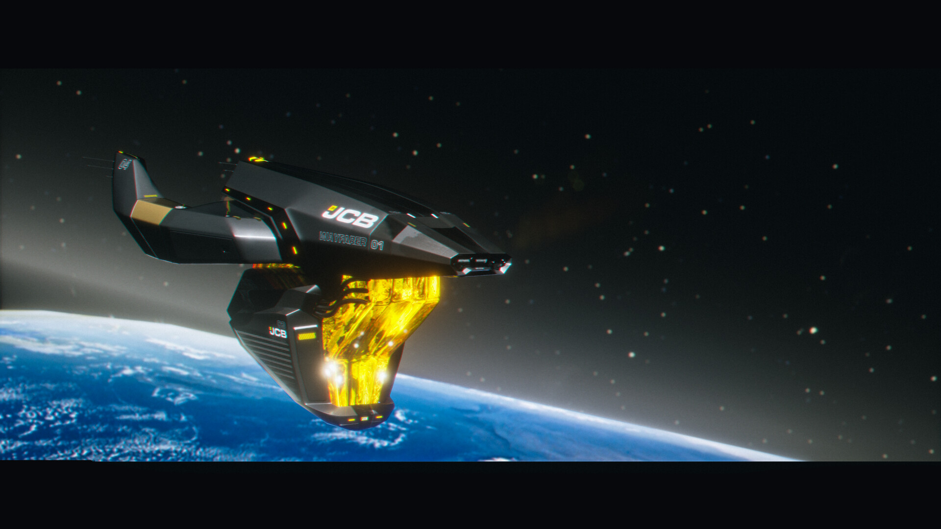 ArtStation - Mission in Space | JCB Wayfarer