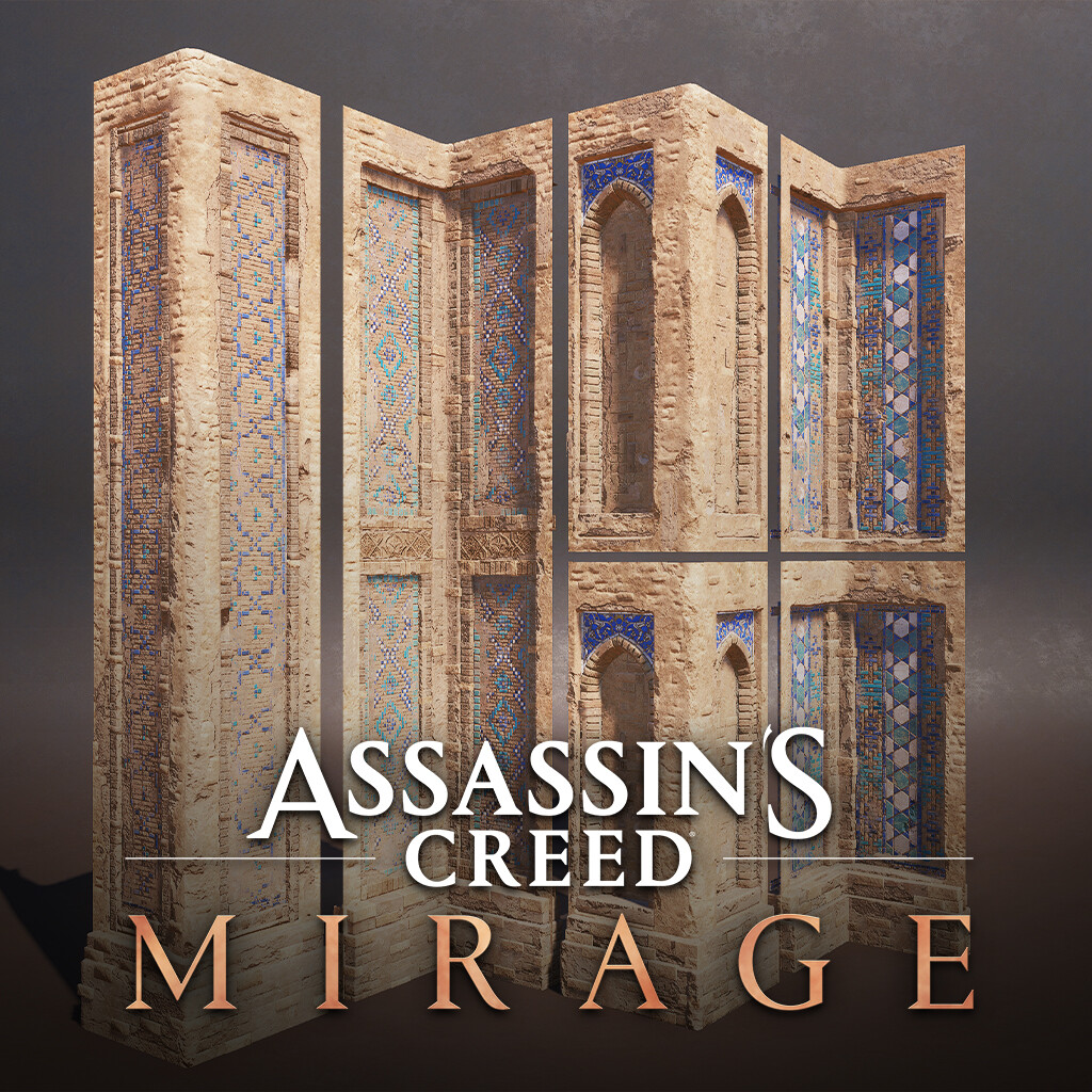 Detelin Yonchev - Assassin's Creed Mirage - Wall Asset Modeling