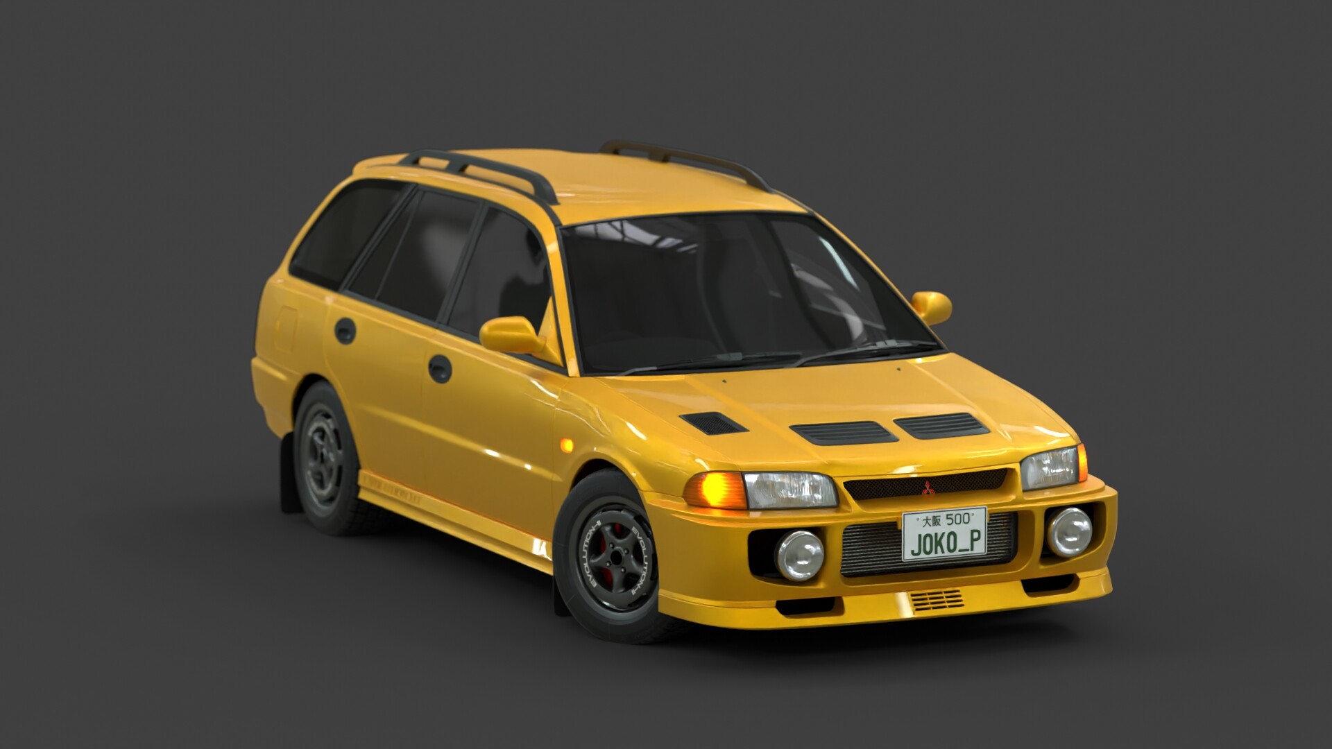 ArtStation - Mitsubishi Libero GT Turntable