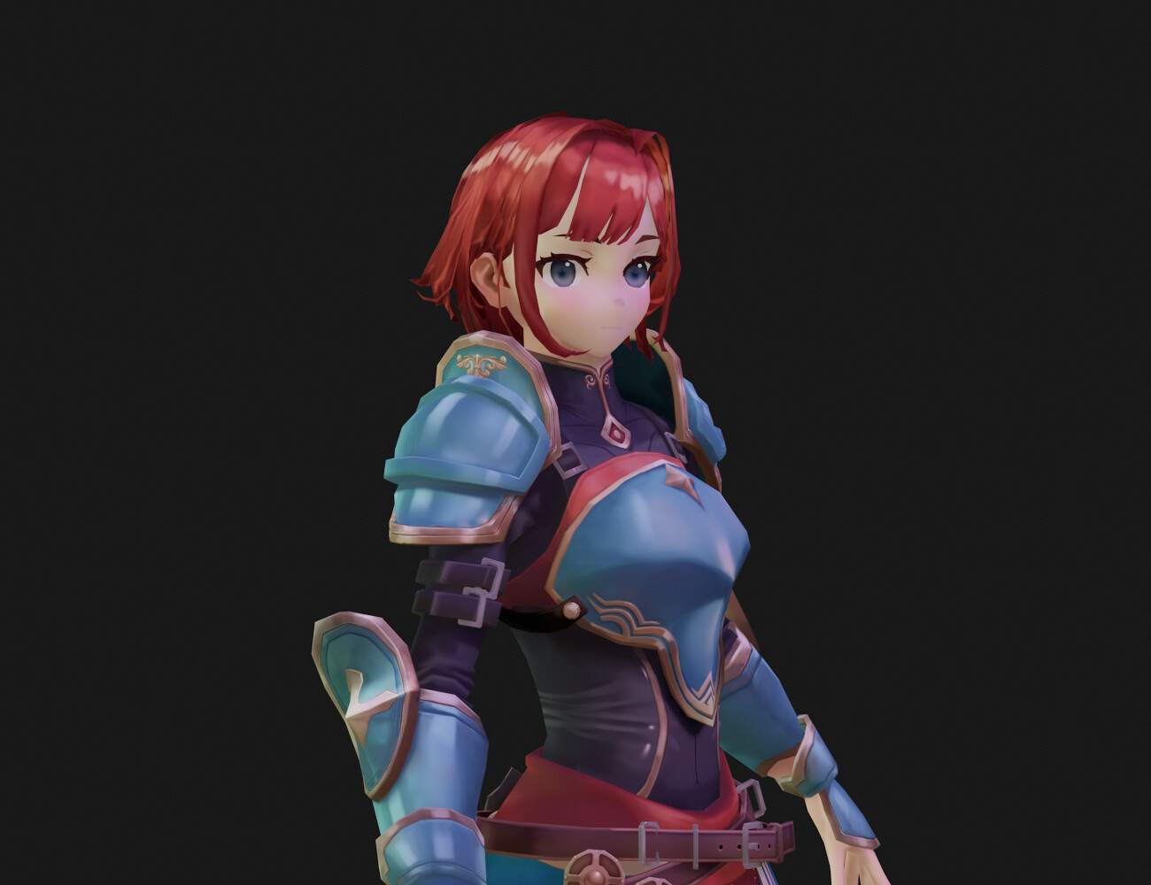 ArtStation - AI_Knight Girl