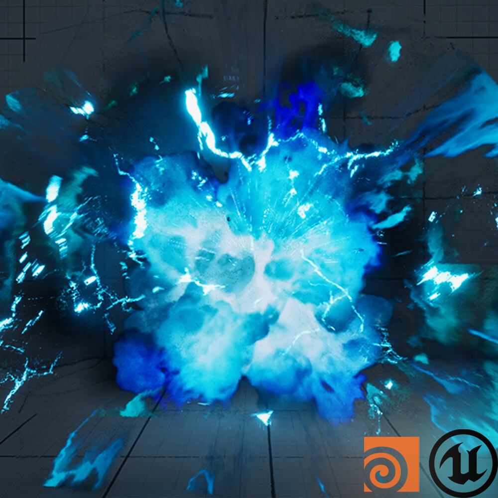 ArtStation - Houdini Explosions in Unreal Engine VFX