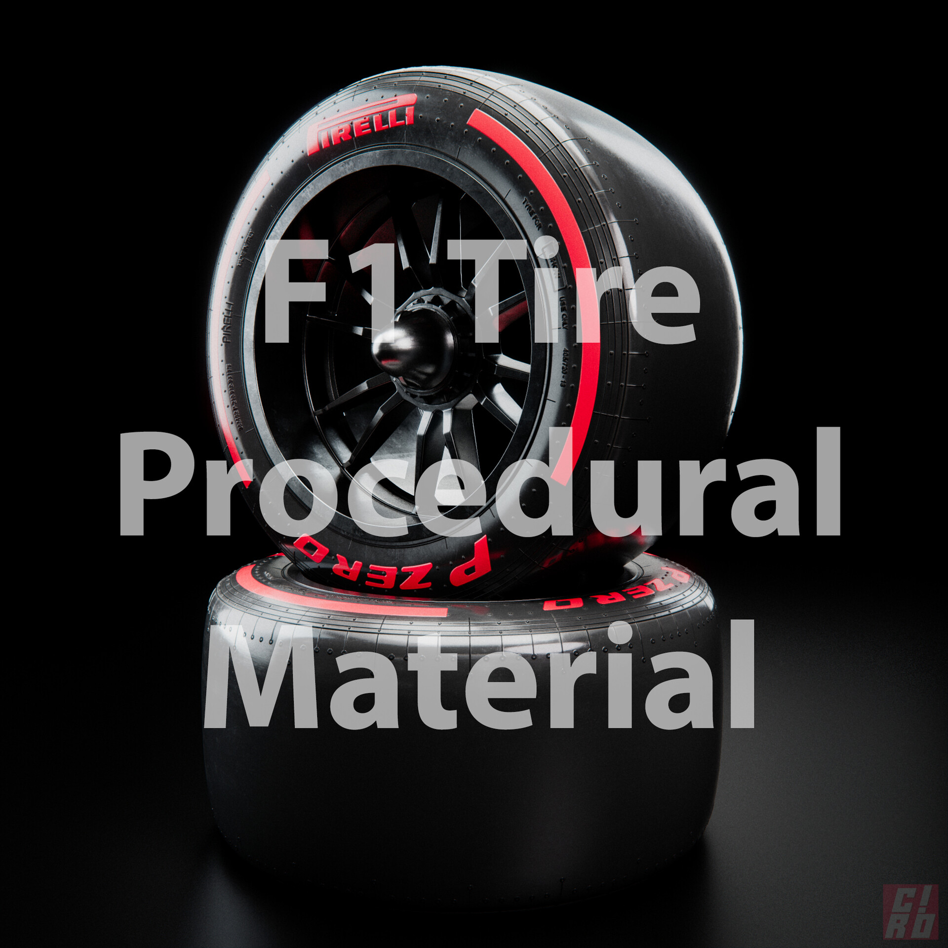 ArtStation - F1 Tire Procedural Material