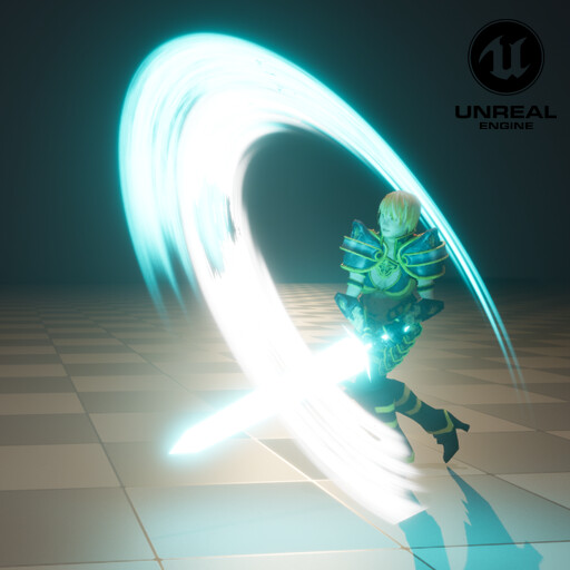 ArtStation - Sword Slashes VFX - Gale Slash Version