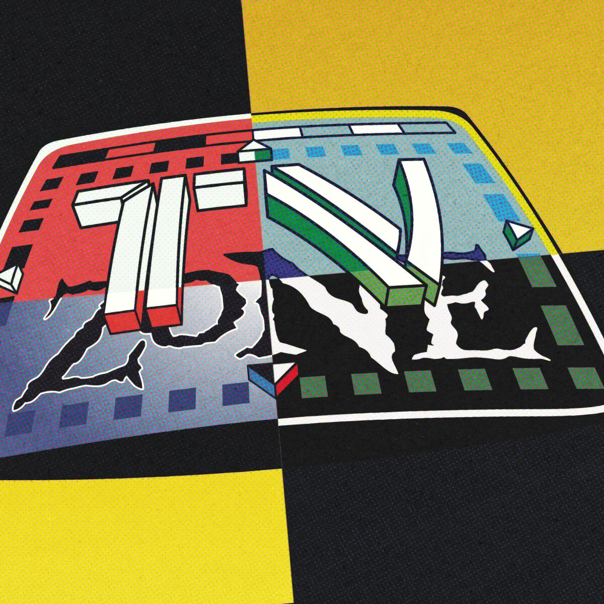 ArtStation - TV Zone magazine logo reproduction