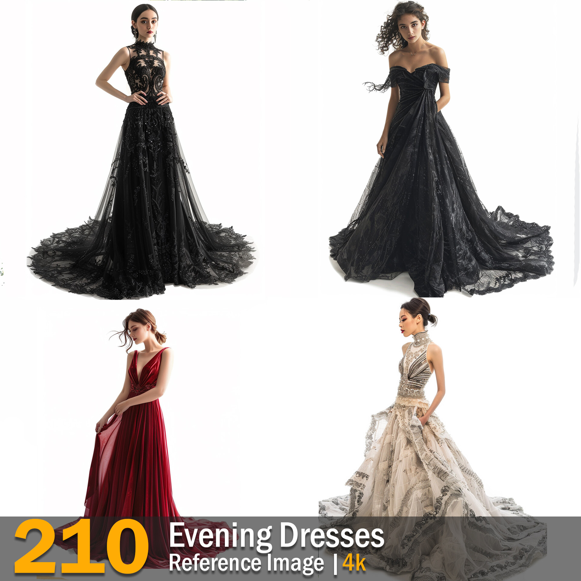 ArtStation - Evening Dresses | Reference Images | 4K