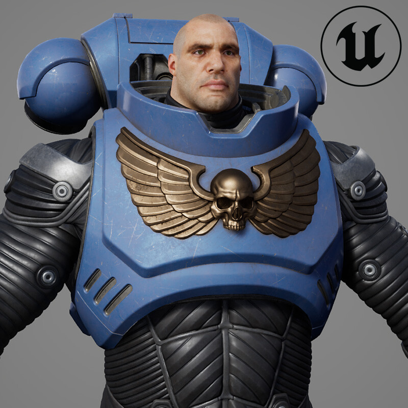 ArtStation - Space Marine WIP