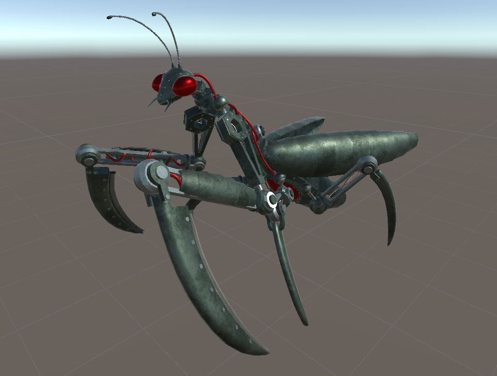 ArtStation - Animated Robot-Mantis