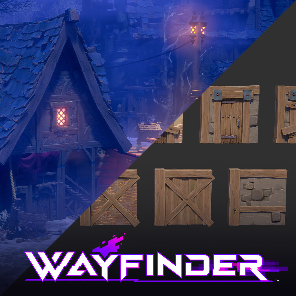 ArtStation - Wayfinder - Frostmarch House Kit