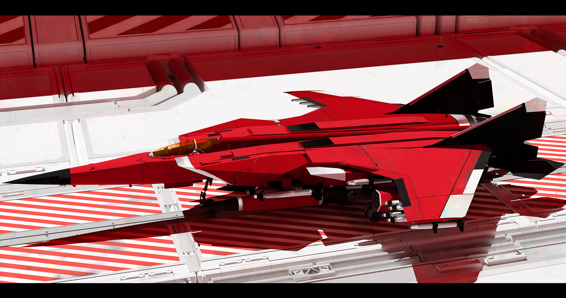 ArtStation - Red Fighter