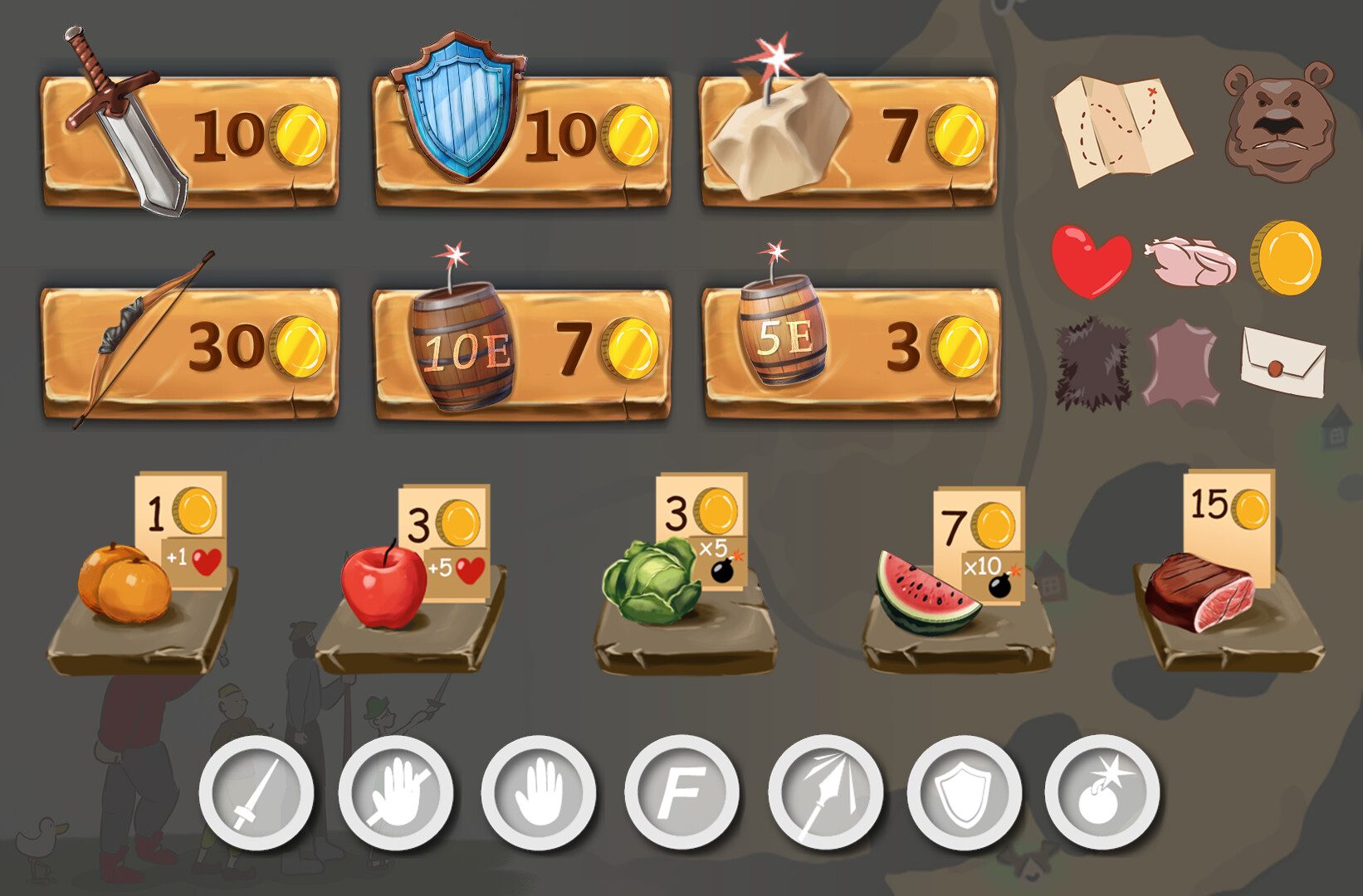 ArtStation - Robin - first adventure (UI)