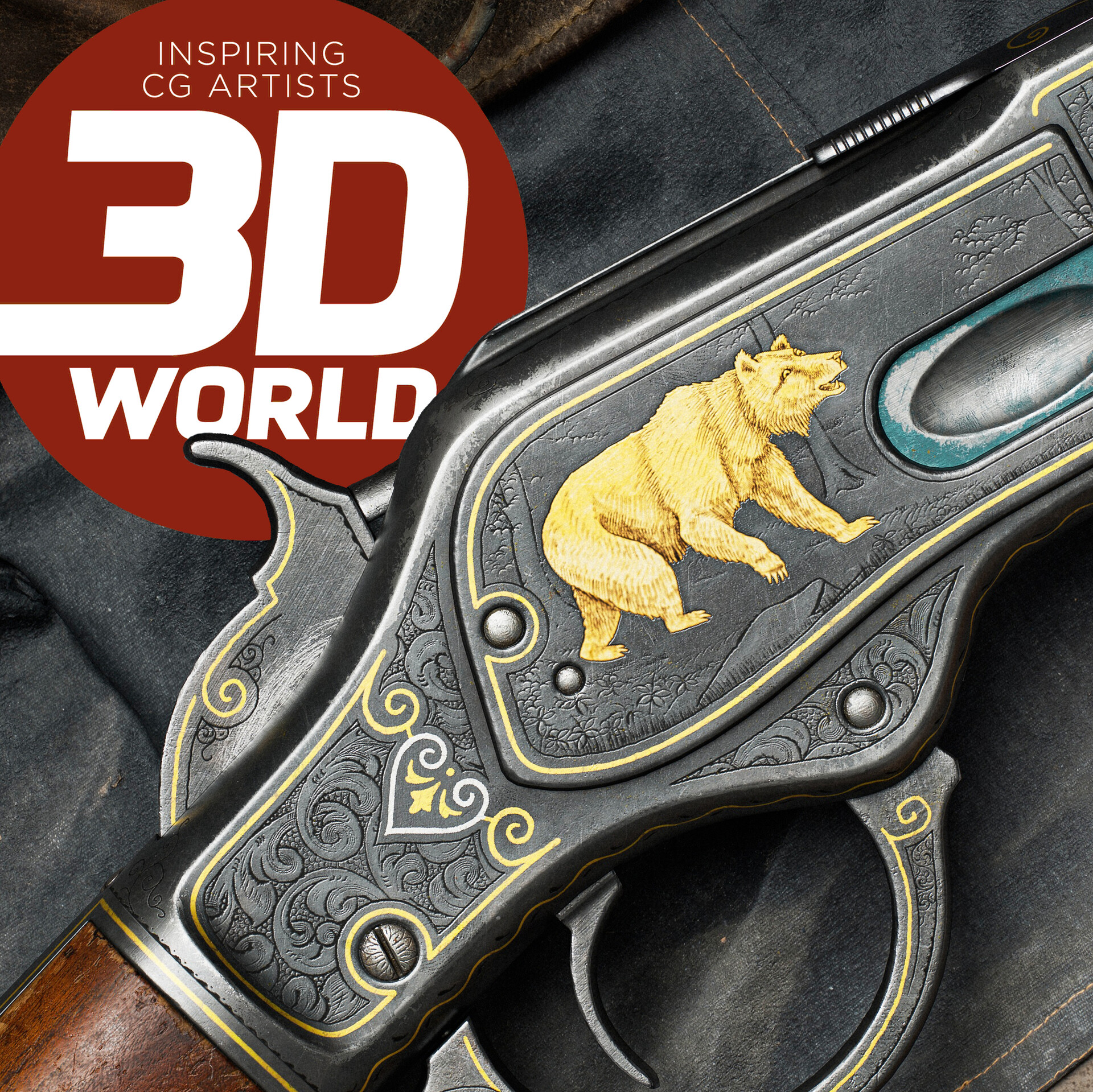 ArtStation - 3D World Magazine - Winchester 1873 (Free Substance Painter File)