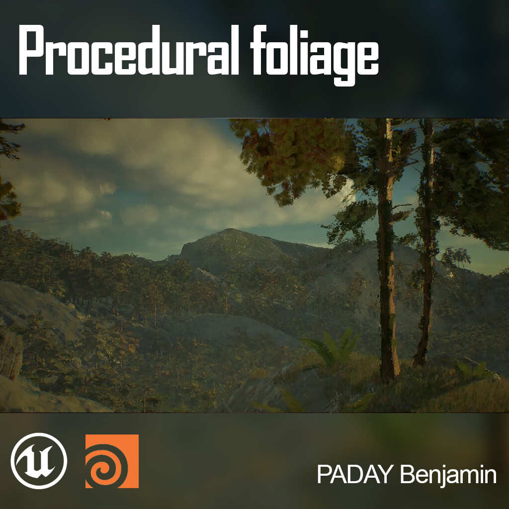 ArtStation - Procedural foliage - Houdini