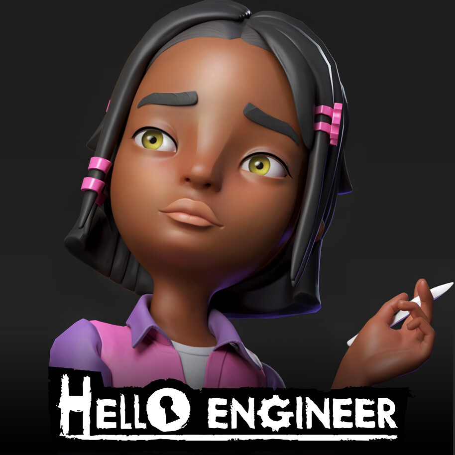 ArtStation - Kid2 for Hello Engineer