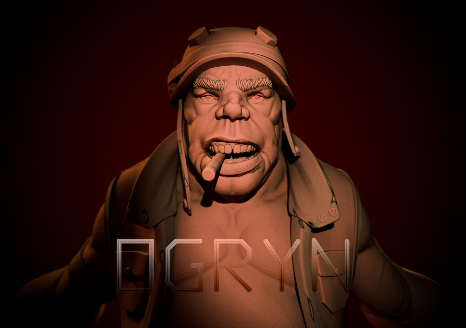 ArtStation - Ogryn | Warhammer 40k WIP