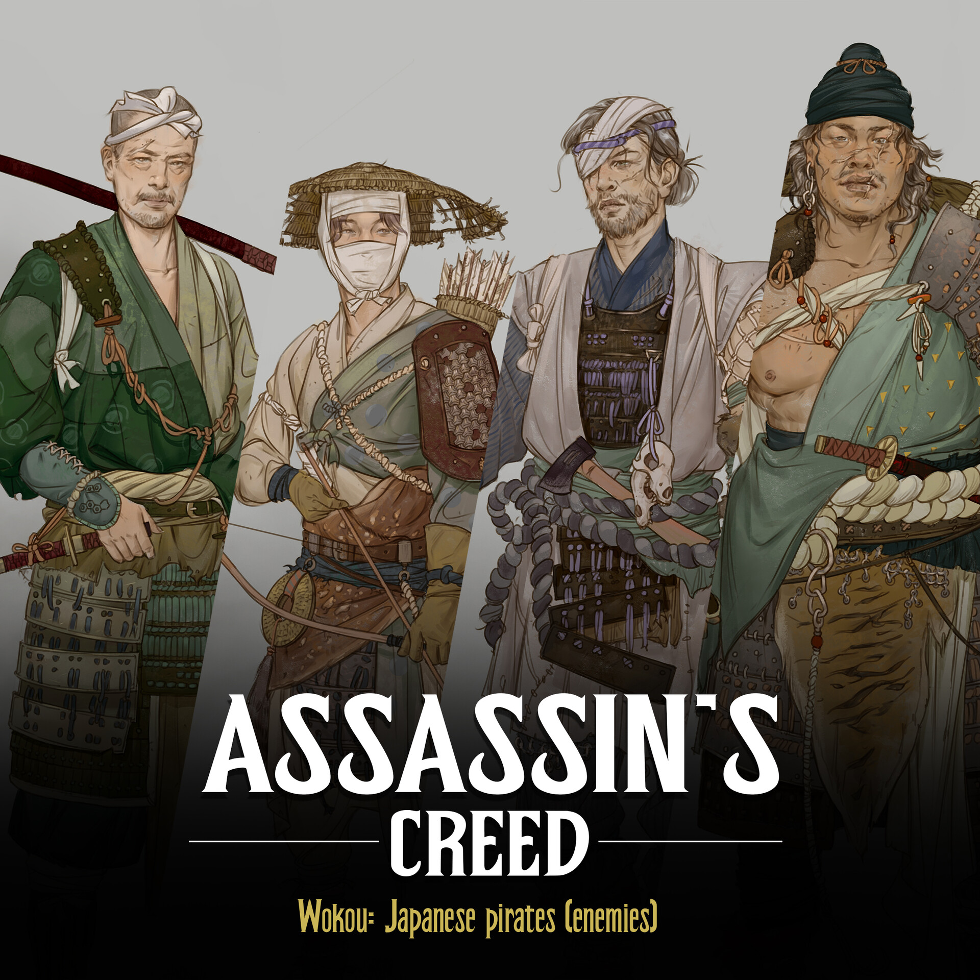 ArtStation - Wokou: Japanese Pirates | Assassin's Creed: Korea