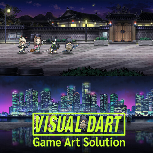 ArtStation - 2D - Environment - Concept art - Rolling Game