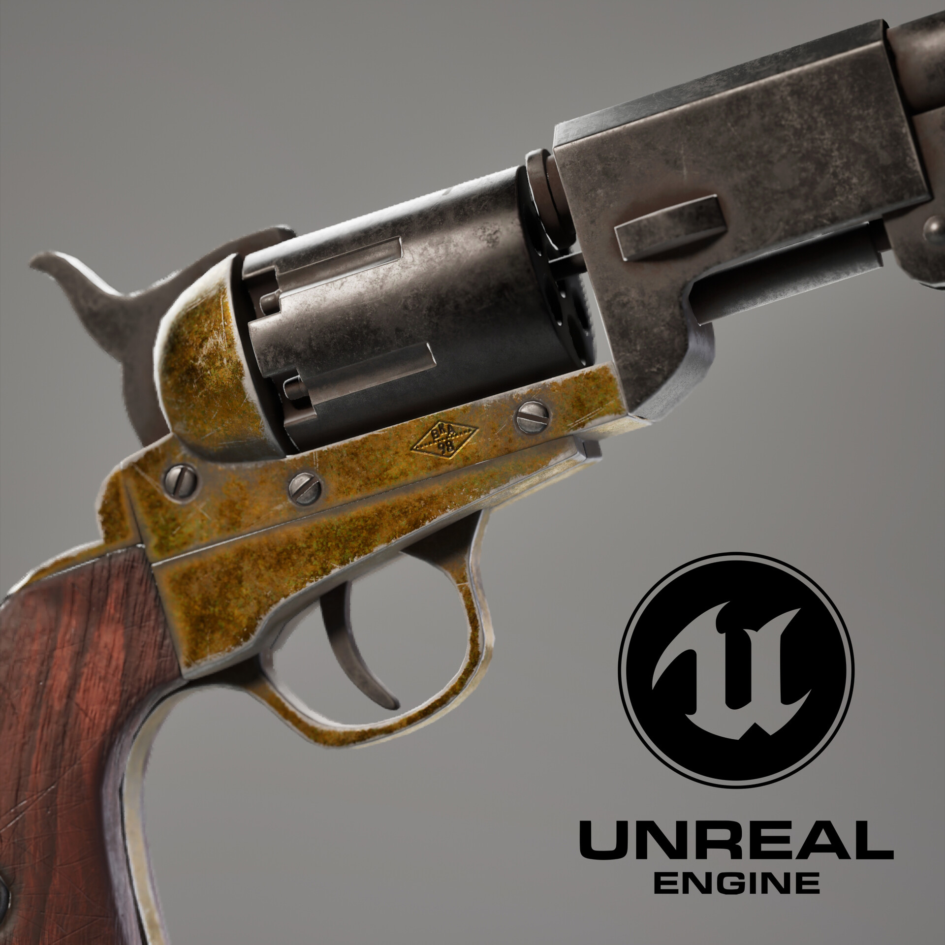 ArtStation - Colt 1851 Navy Revolver - BKA 98 Replica