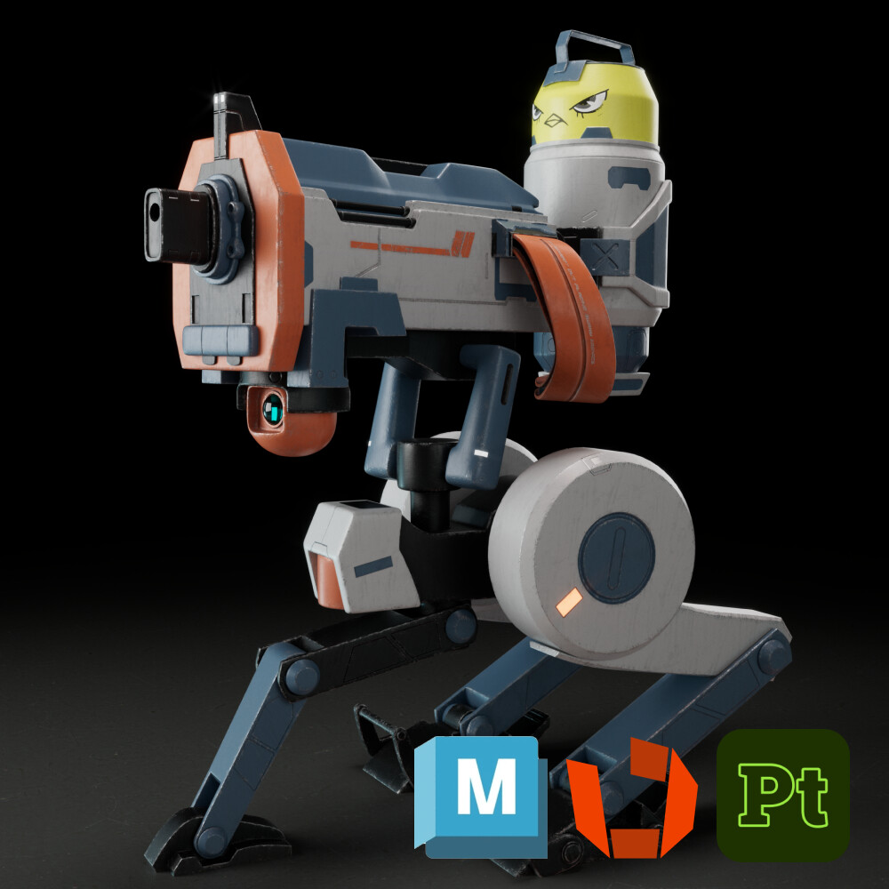 ArtStation - Killjoy's turrets from the game Valorant