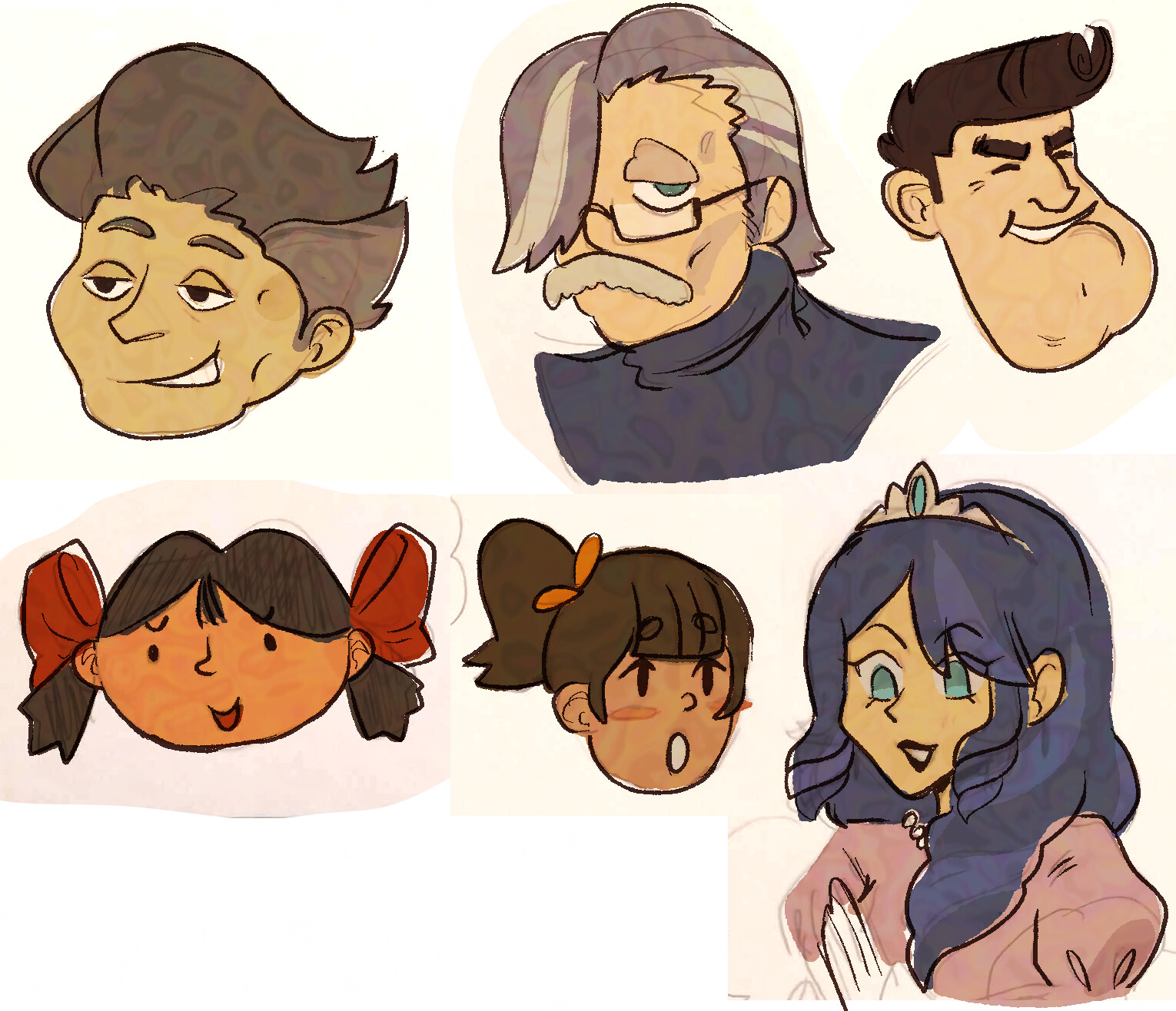 ArtStation - Team Top Hat - Character sprites