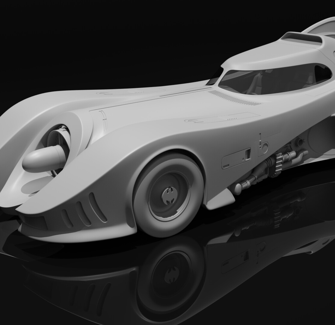ArtStation - Batmobile 1989 3D Model