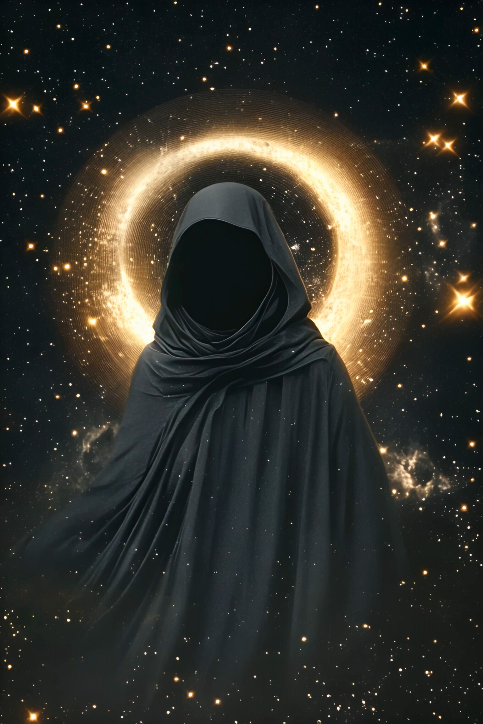 ArtStation - Hooded Cosmic Figure